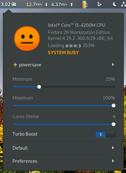 CPU Leistung einschränken – Commander1024